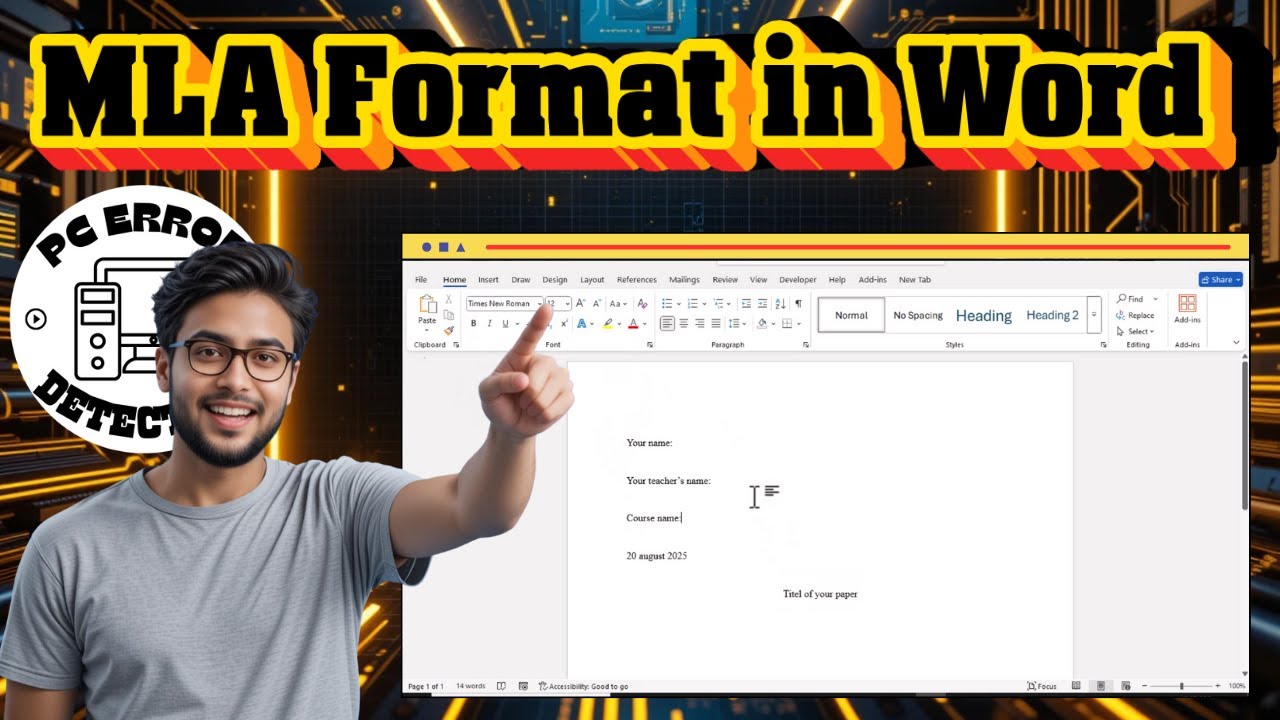 How To Do MLA Format In Microsoft Word | Step-By-Step Guide (2025 ...
