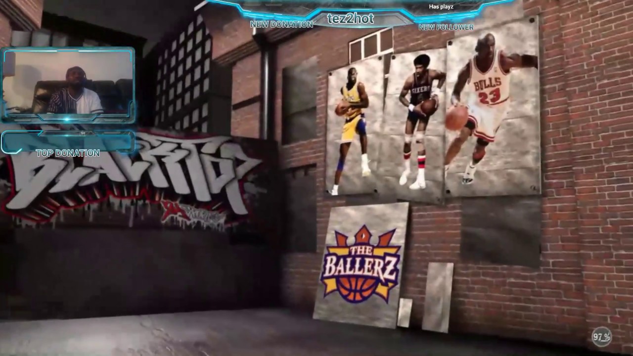 My NBA 2K livestream using stream labs obs - YouTube