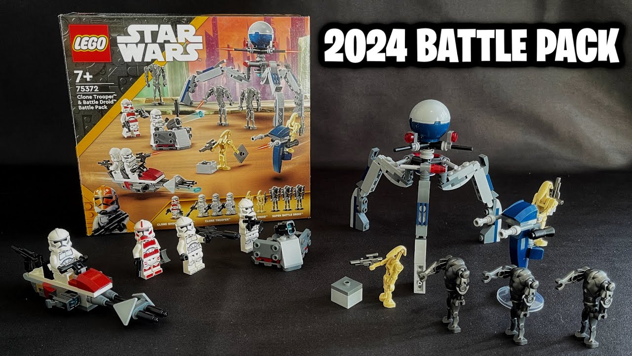 9 Minifiguren! 😍 | LEGO 75372 Clone Trooper & Battle Droid Battle Pack ...