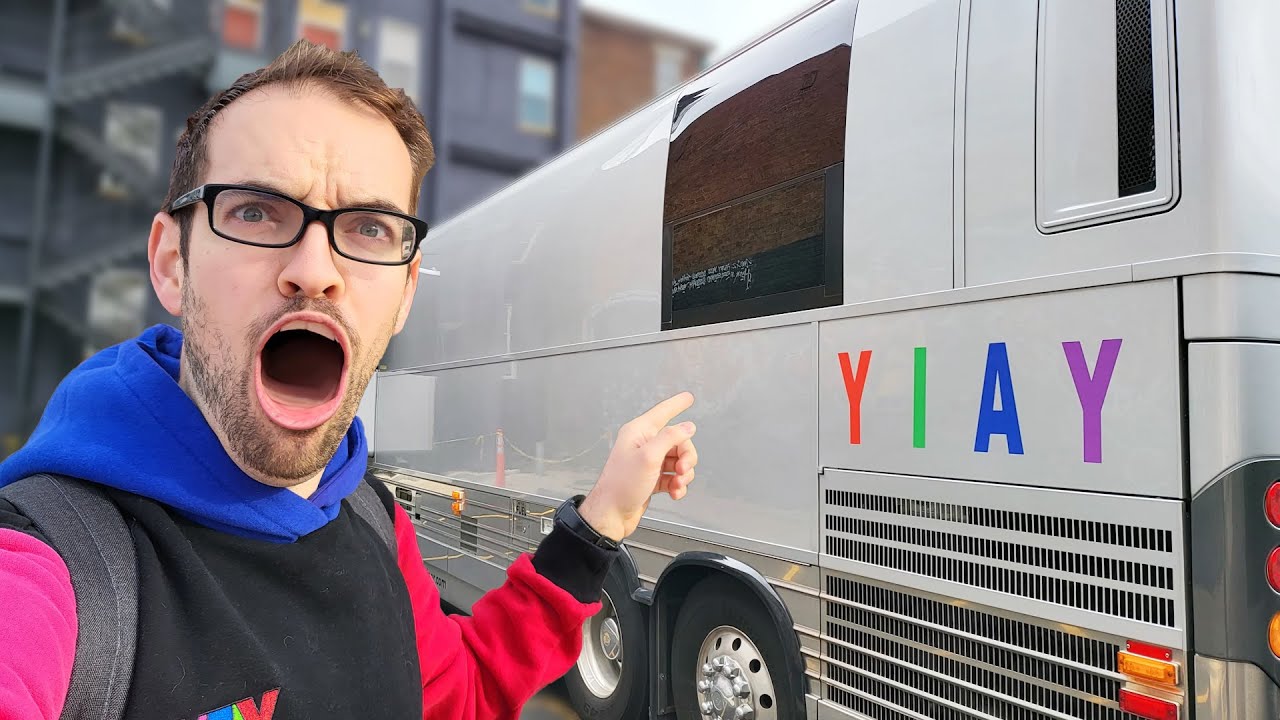 Living on a FAT bus for a month (JackAsk: Tour Edition) - YouTube