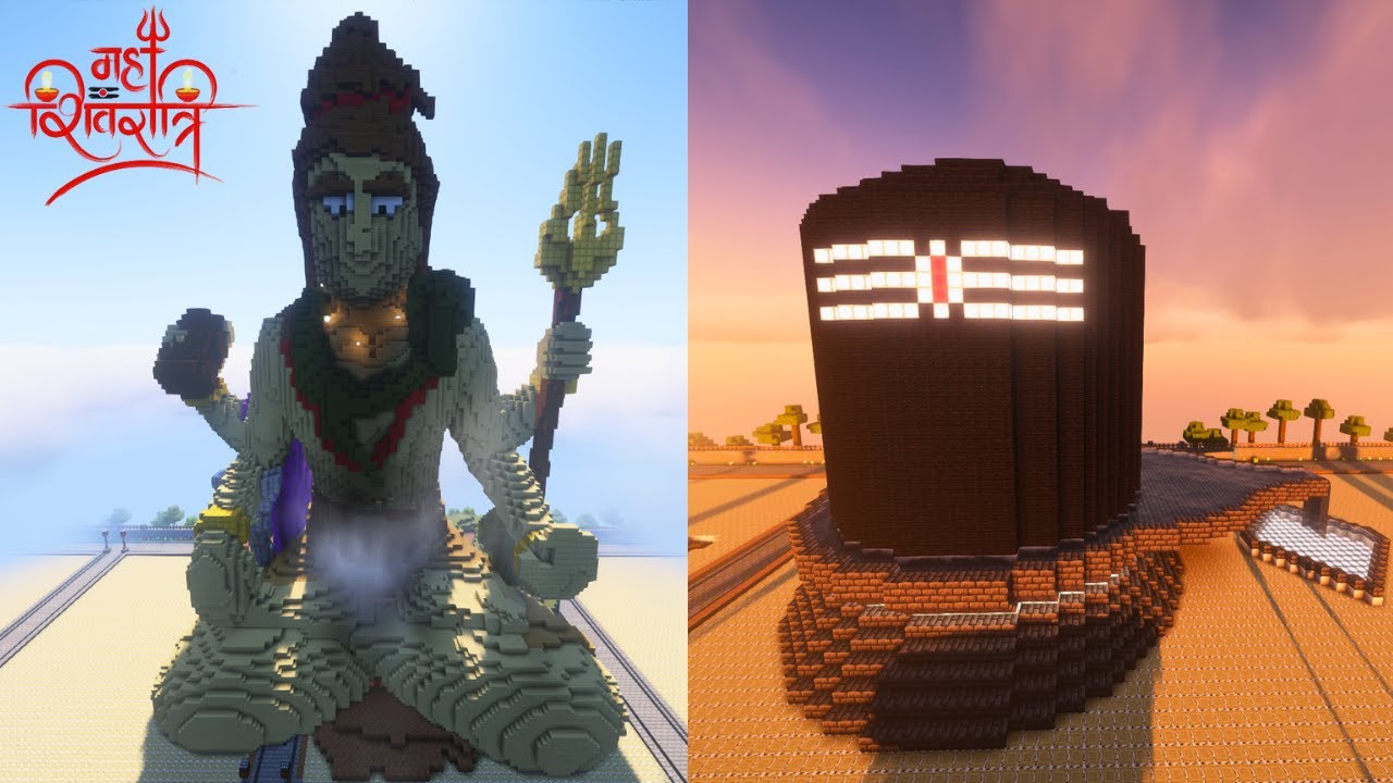 Har Har Mahadev : Mahashivratri Special Build in Minecraft SMP 🙏 - YouTube
