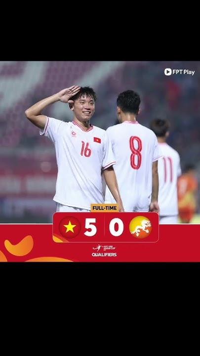 Chung cuộc: U20 Việt Nam 5-0 U20 Bhutan #U20ChauA - YouTube