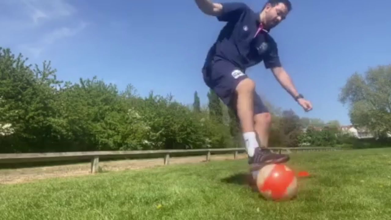 Football Skills - The L Turn & The V Turn - YouTube