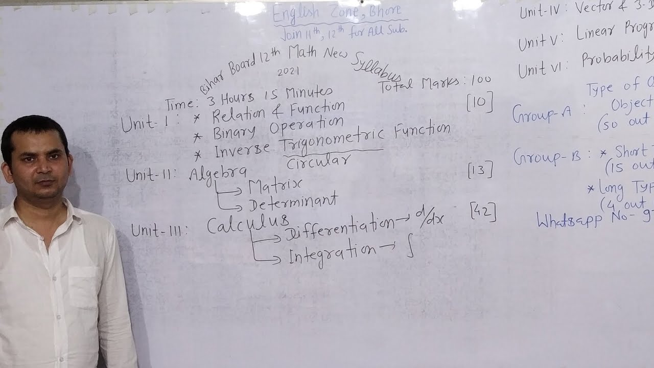 12th New Math Syllabus For 2021 YouTube 12th-new-math-syllabus-for-2021-youtube