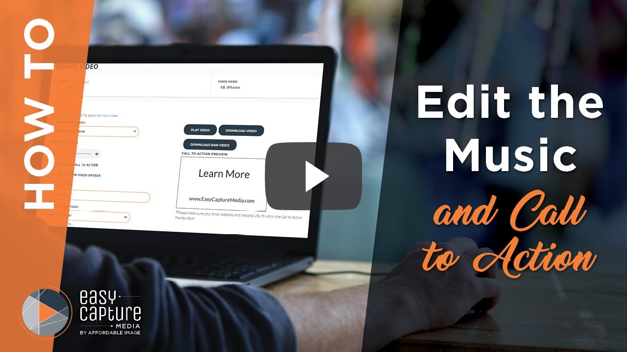 Edit Video Music and Call To Action - YouTube