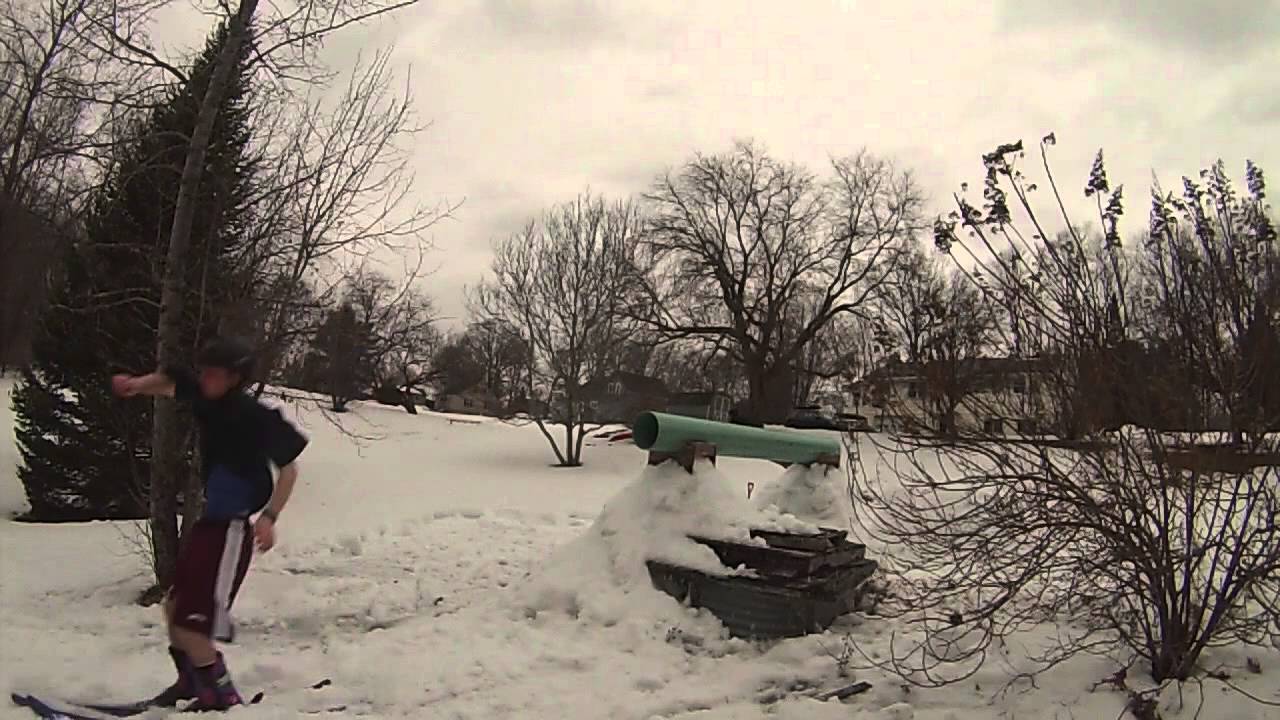 PVC Ski Rail - YouTube