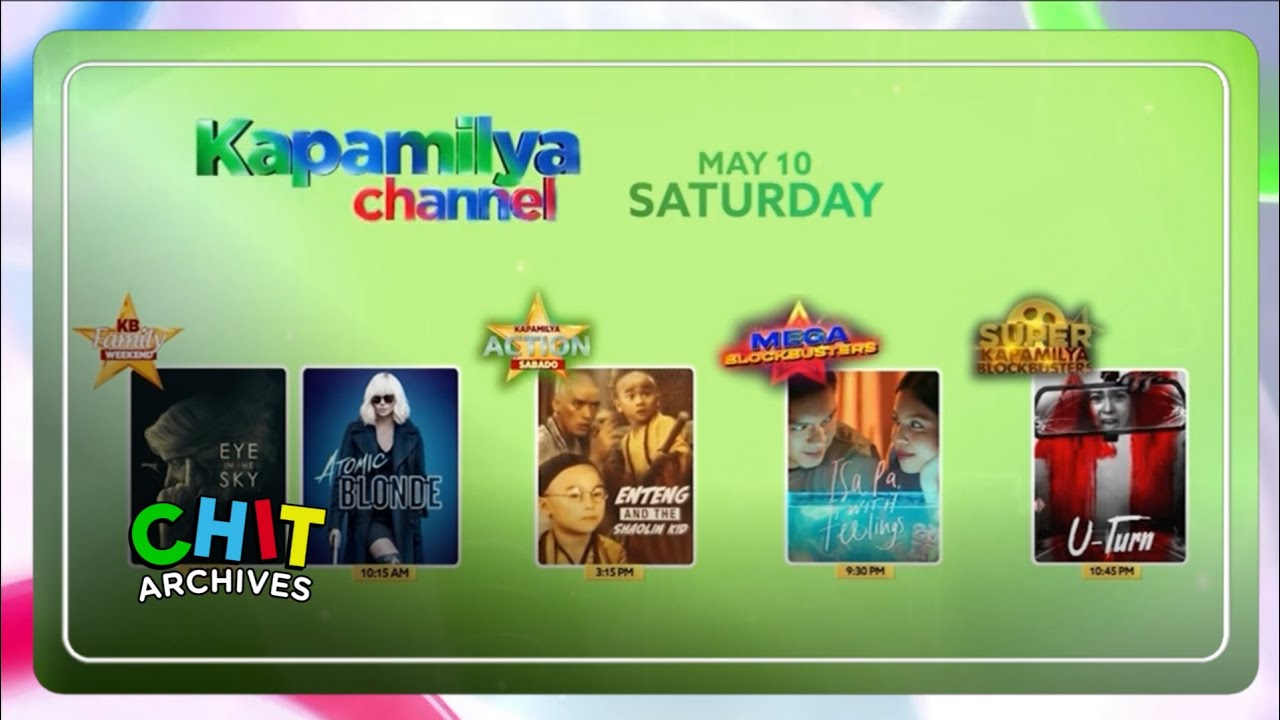 [HD] Kapamilya Channel - Saturday movies (May 10) promo [07-MAY-2025 ...