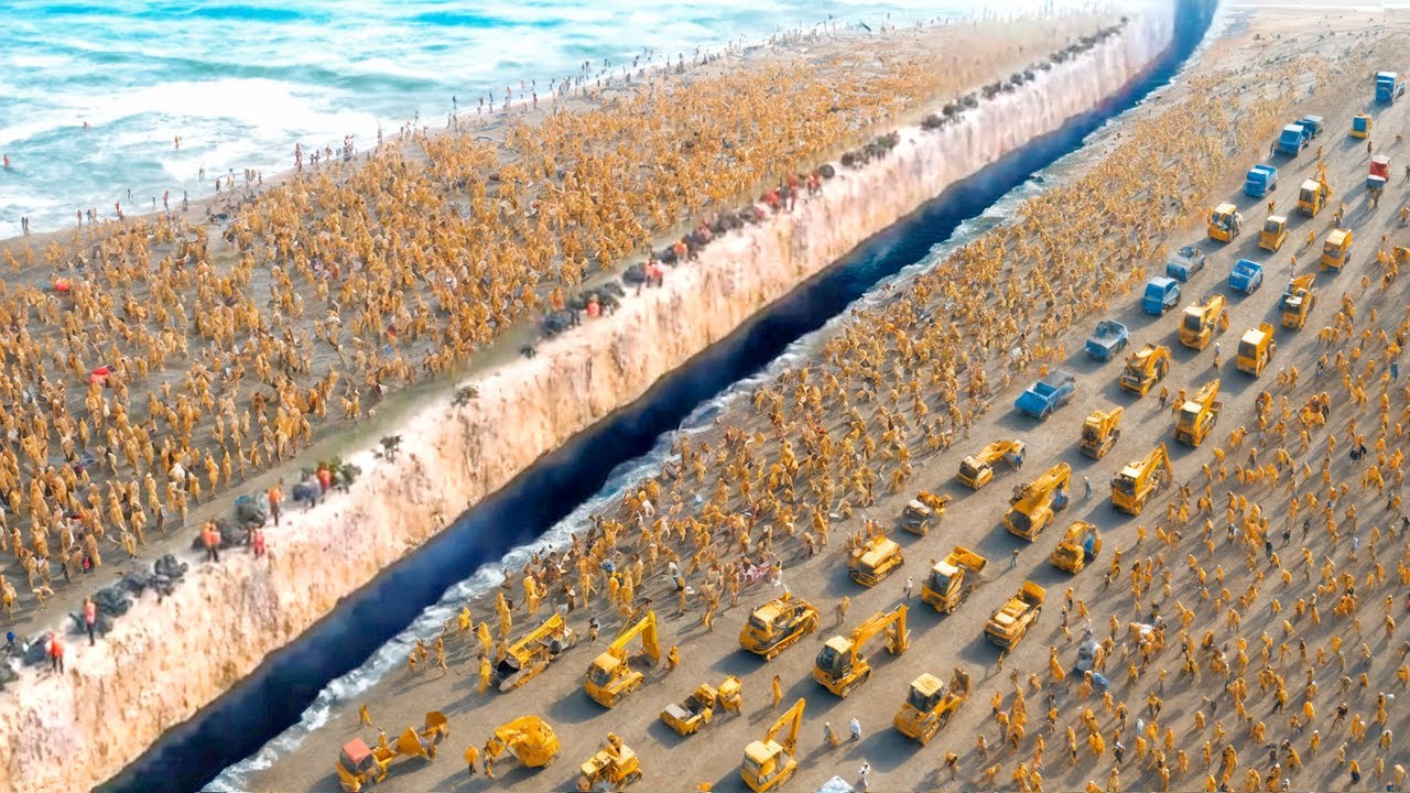 China’s Massive 125-Mile Trench Near the Panama Canal Connecting a Lake ...