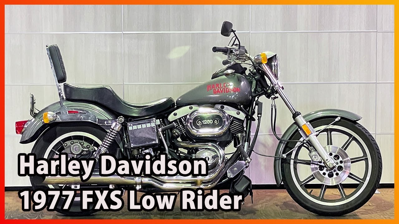 ID2166 Harley Davidson 1977 FXS Low Rider - YouTube