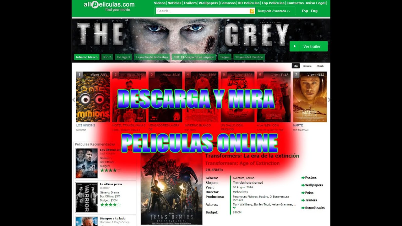 COMO DESCARGAR Y VER PELÍCULAS ONLINE - YouTube