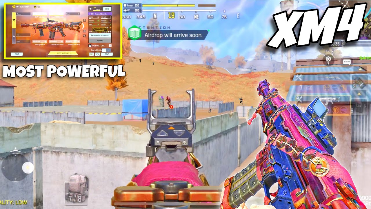 I Found Most Powerful Loadout For XM4 🤯 | BEST XM4 GUNSMITH CODM BR ...