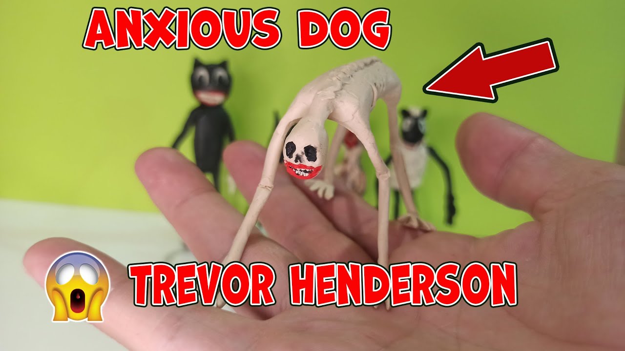 Making Anxious dog Trevor Henderson's with clay - YouTube