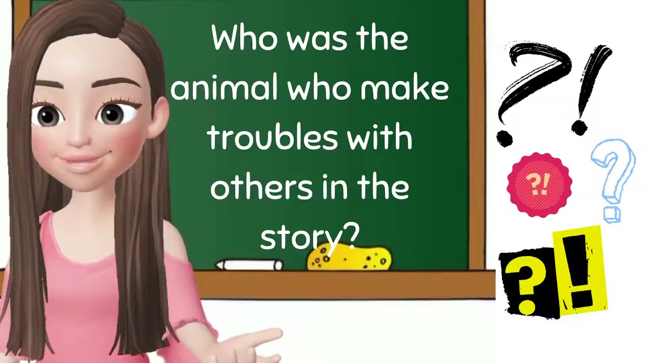 asking simple questions about story/text listened to. - YouTube