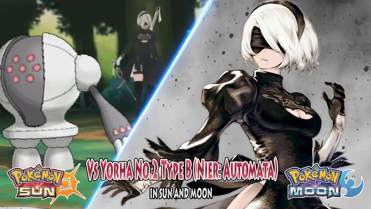 Pokemon Crossover Game: Vs Yorha type B No.2 Nier Automata (Game ...