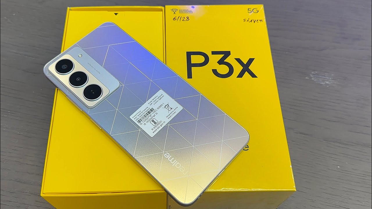 Realme P3x 5G Lunar Silver Unboxing, First Look & Review 🔥 | Realme P3x ...