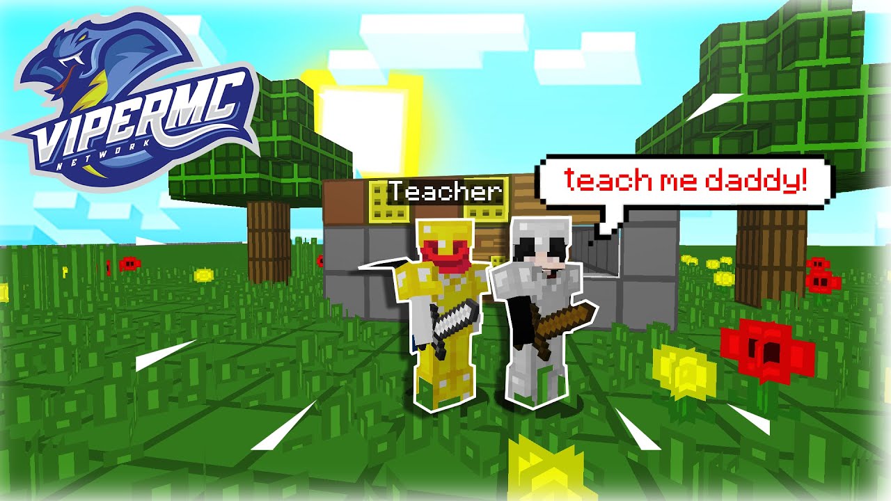 Teaching a RANDOM PLAYER *NOOB* How To Play HCF | ViperMC - YouTube