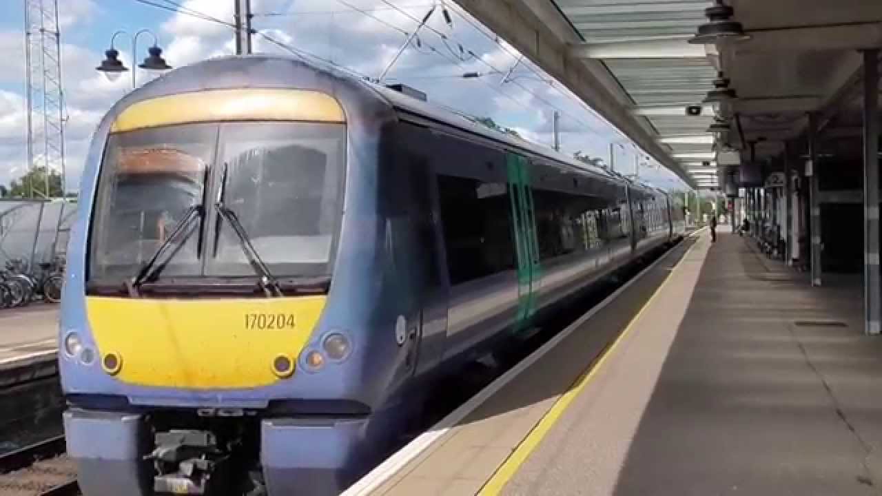 Abellio Greater Anglia Class 170 Departing Ely (28/5/15) - YouTube