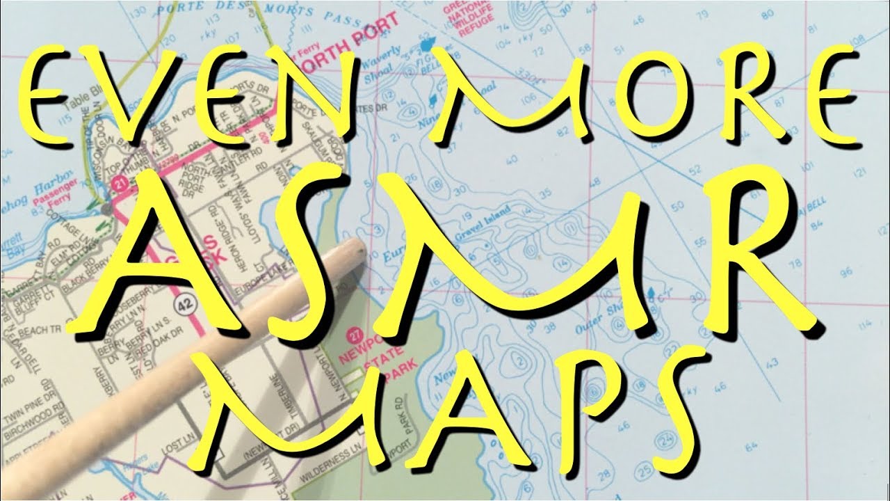 Even More ASMR Maps (soft speaking, tracing, pointing) - YouTube