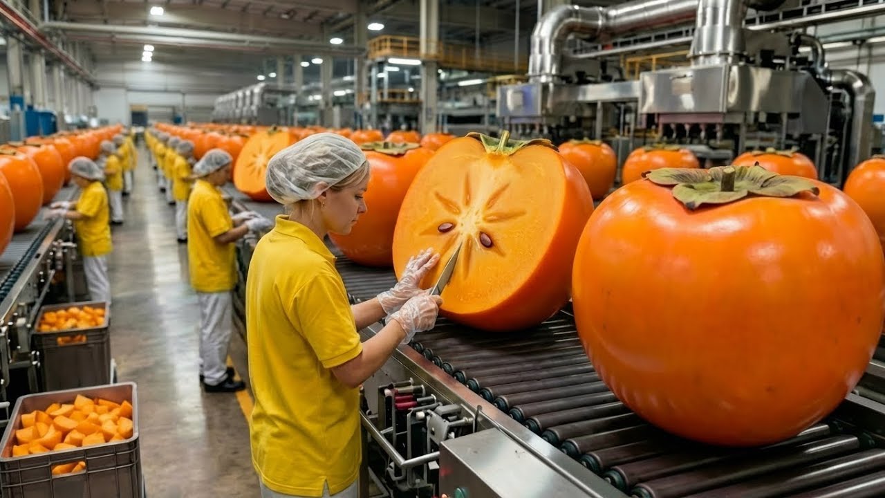 Inside a Factory: How Fresh Persimmons Become Premium Dried Persimmons ...
