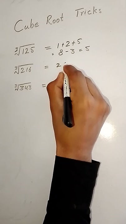 Cube root tricks| Mathematics mcqs tricks - YouTube