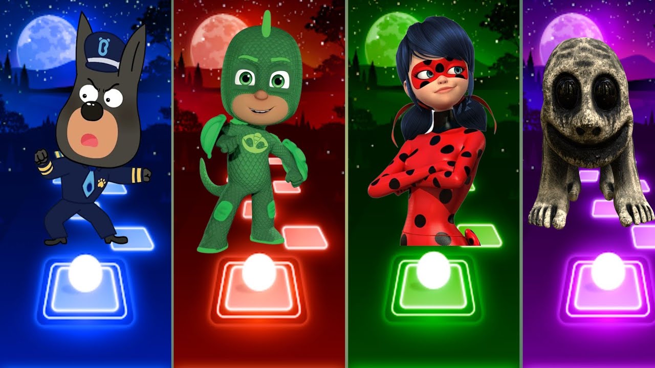 Sheriff Labrador 🆚 PJ Masks Gekoo 🆚 Miraculous Ladybug 🆚 Zoonomaly ...