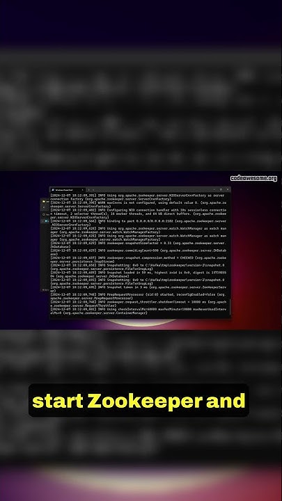 Set Up Apache Kafka on Windows in 60 Seconds | CodeAwesome” #shorts #windows #tutorial #kafka ...