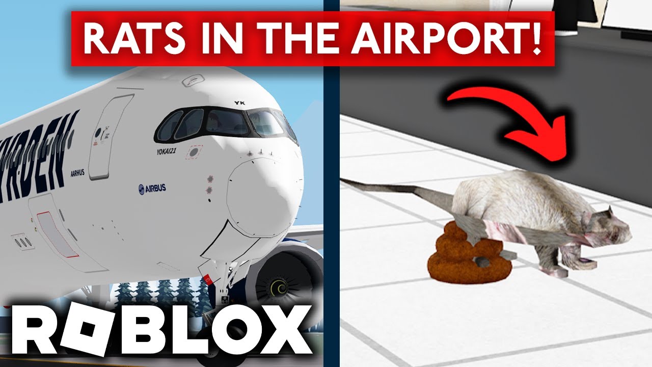 RATS IN THE AIRPORT? | Roblox Flight Review - YouTube