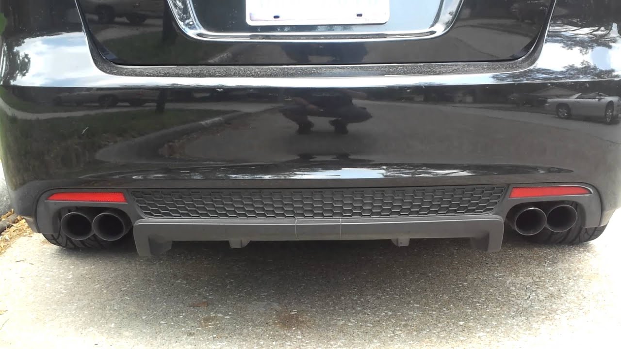 G8 GT with glasspacks and X pipe - YouTube