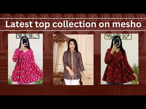 Latest tops collection on mesho under 500