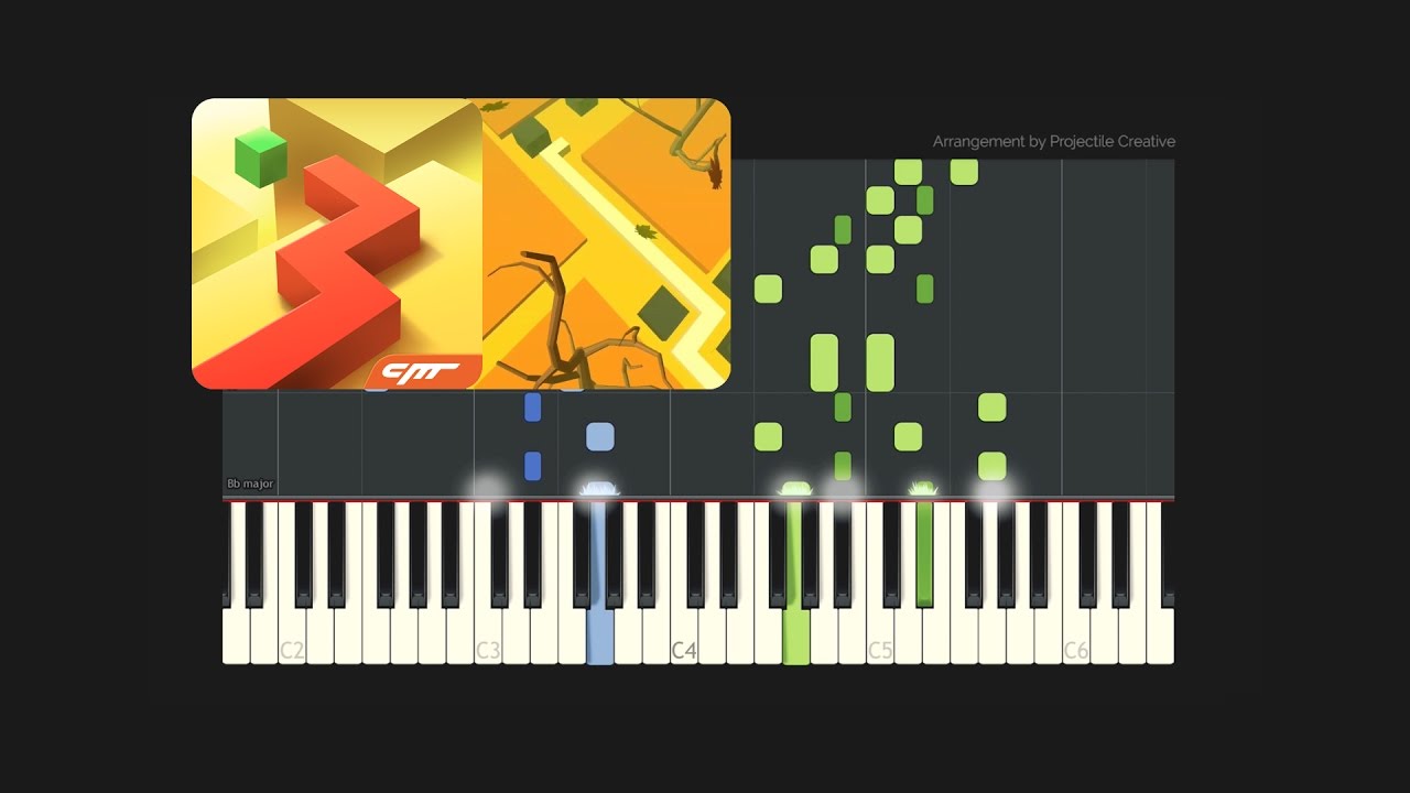 Dancing Line - The Autumn // Custom Arrangement (Synthesia Tutorial ...