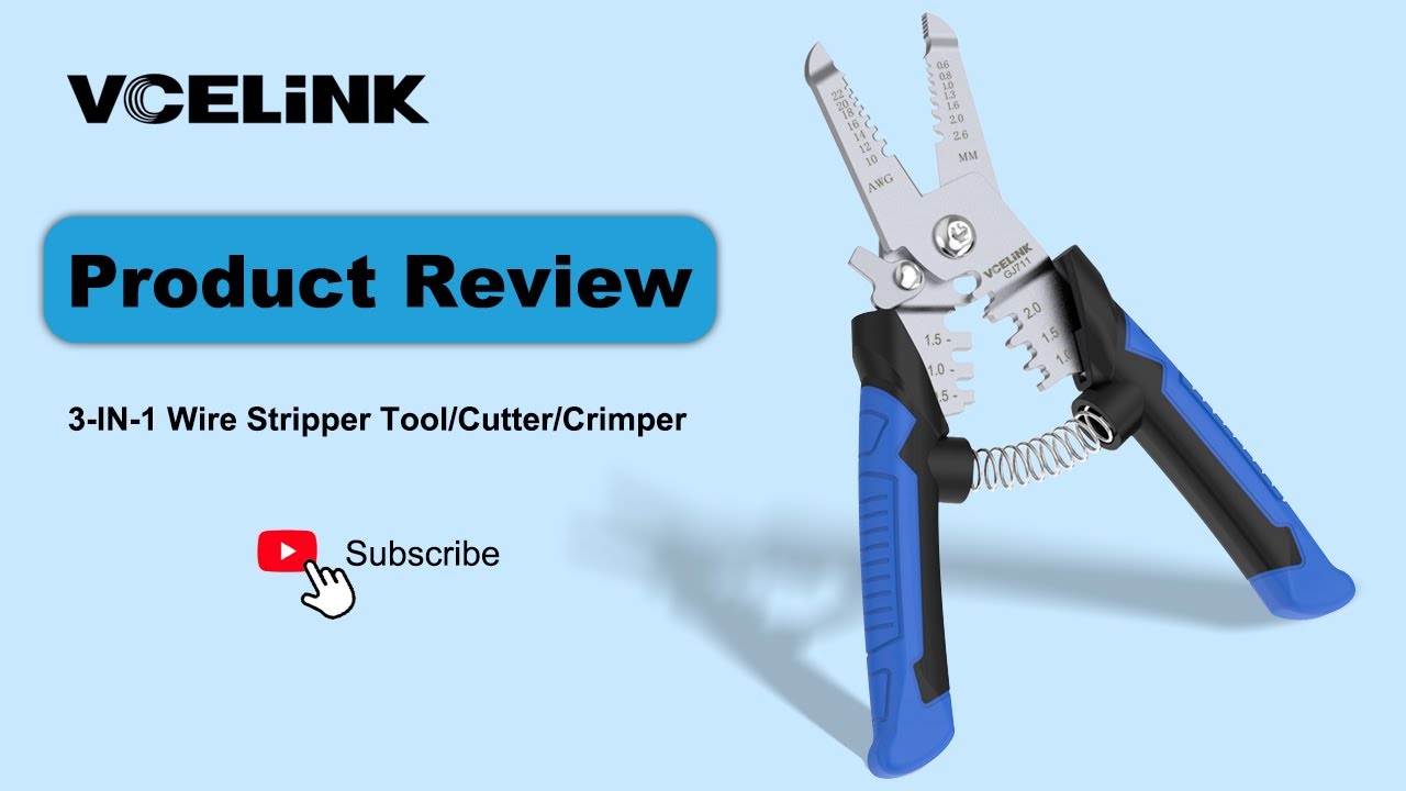 PRODUCT REVIEW | Wire Stripper/Cutter/Crimper | VCELINK - YouTube