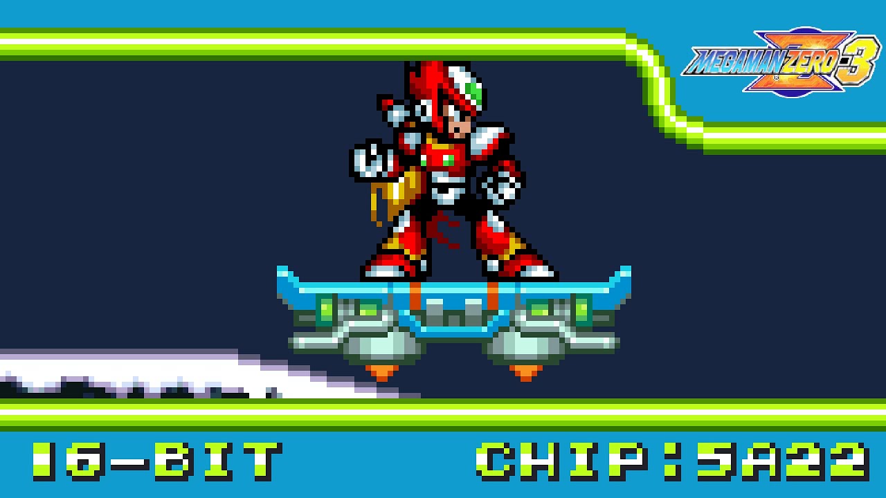 [16-Bit,SNES]Trail on Powdery Snow - Mega Man Zero 3(Mega Man X3 Style ...