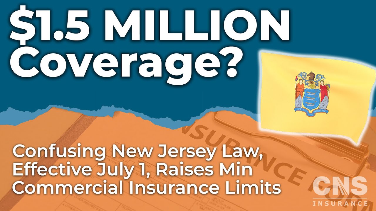 $1.5 MILLION insurance coverage in New Jersey? - YouTube