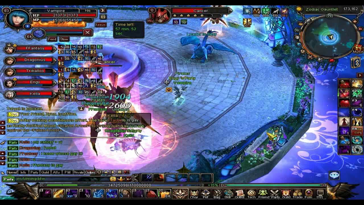 Battle Of The Immortals -Zodiac Gauntlet - Lvl 93 Heretic - YouTube