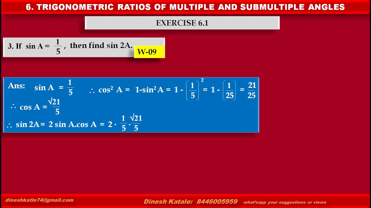 3 If Sin A 0 2 Then Find Sin 2A Using Multiple Angle Formula YouTube 3-if-sin-a-0-2-then-find-sin-2a-using-multiple-angle-formula-youtube