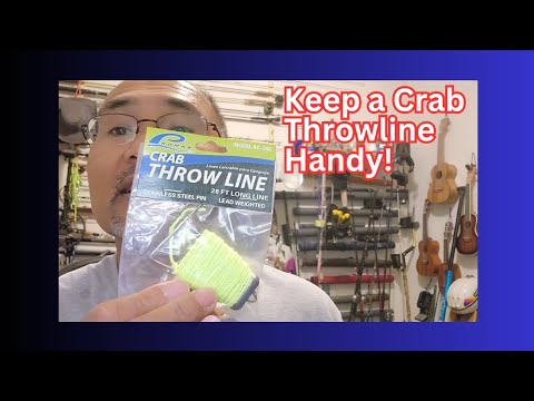 Keep a Crab Throwline Handy, Blue Crab May Be Lurking Nearby! #crabbing ...