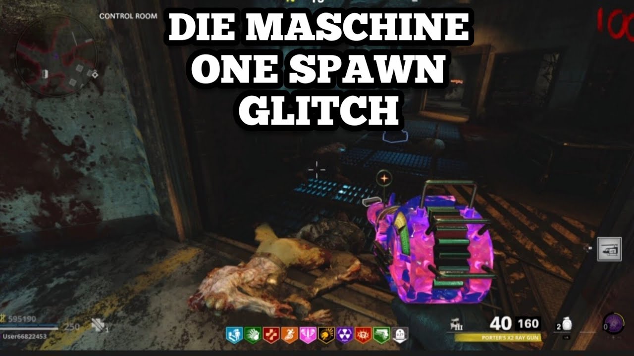 COLD WAR DIE MASCHINE ONE SPAWN GLITCH - YouTube