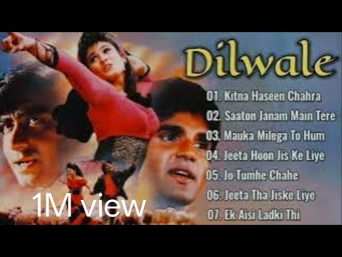 Dilwale 💞All Songs With Dialogues Ajay Devgan,💞Raveena Tandon 90's Bollywood Romantic Song
