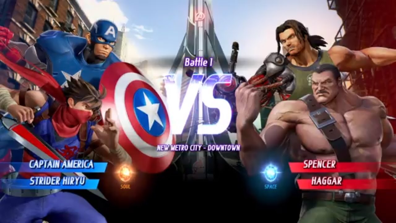 MARVEL VS. CAPCOM: INFINITE Captain America,Strider Hiryu Requested ...