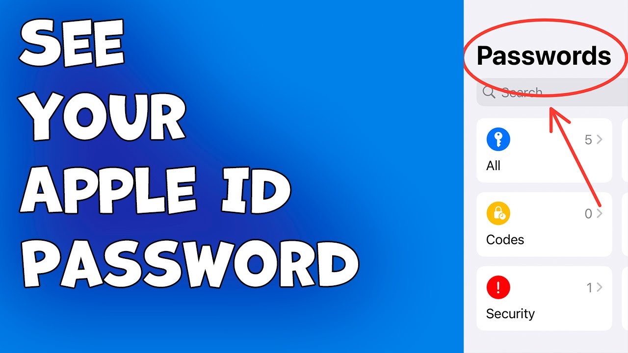 How To See Your Apple ID Password On Any iPhone: Step-by-Step - YouTube