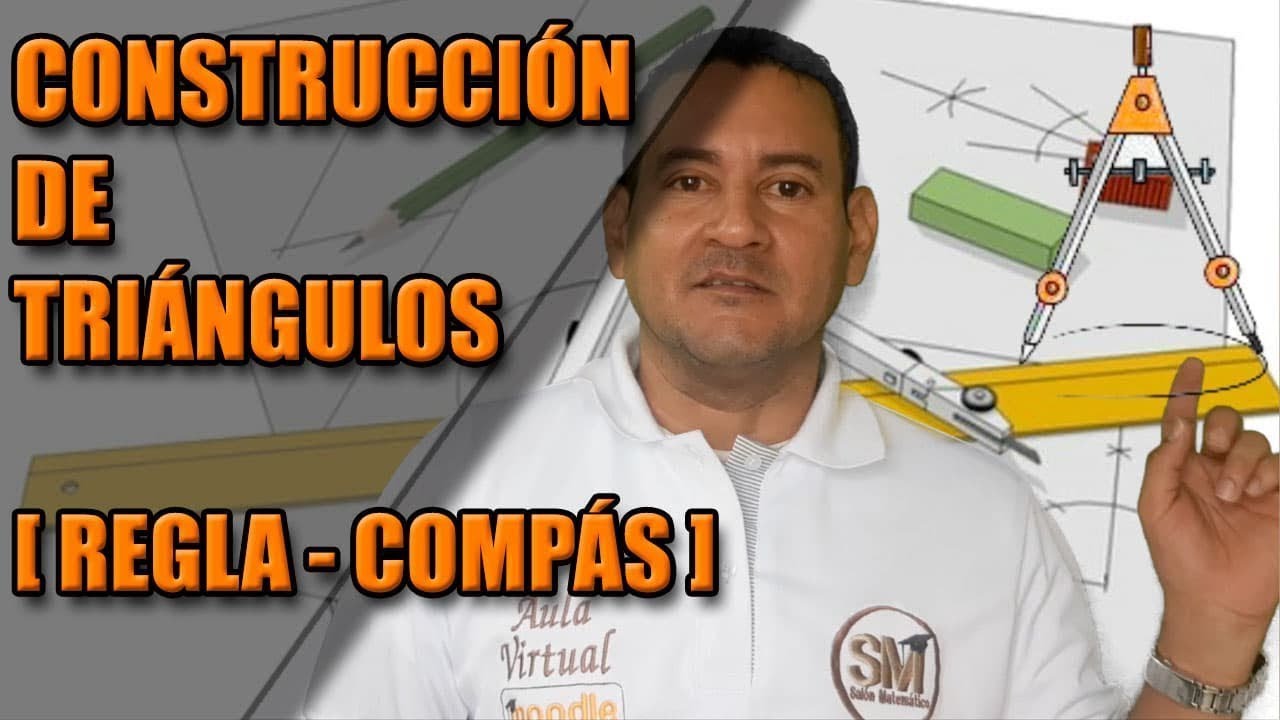 [P̲A̲S̲O̲ ̲A̲ ̲P̲A̲S̲O̲] Construcción De 📐TRIÁNGULOS Con 📏 REGLA Y ...