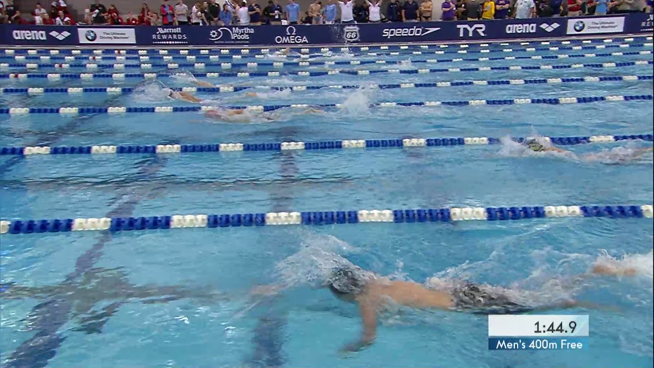 Men’s 400m Freestyle B Final | 2018 Winter National Championships - YouTube
