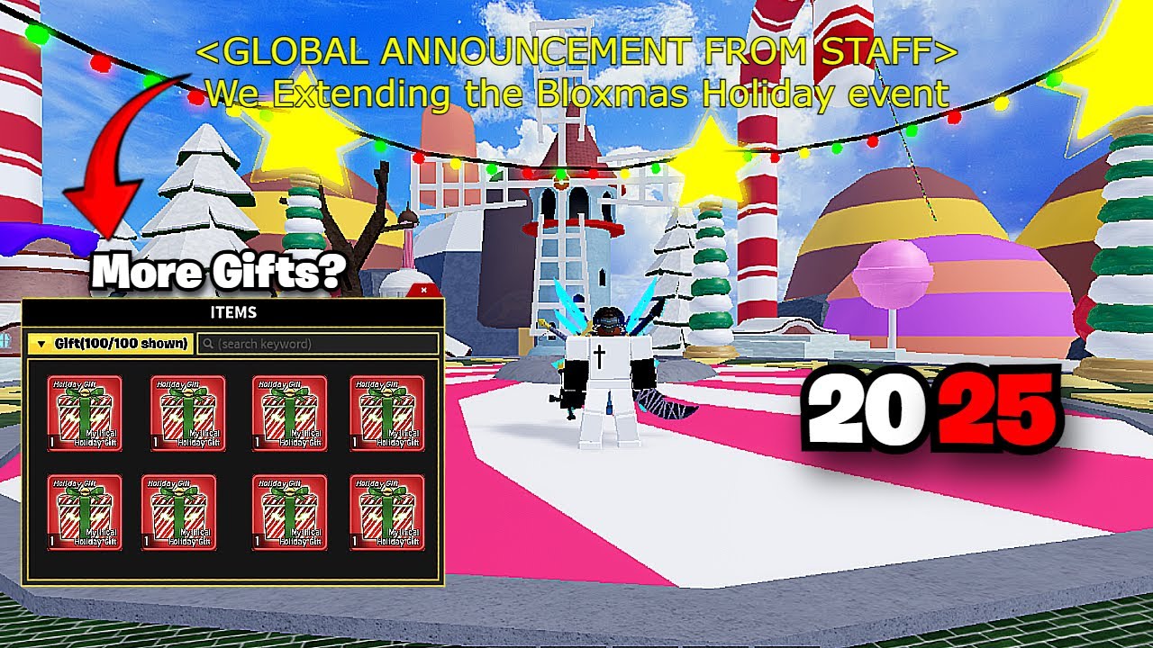 FINALLY we might get an extended Christmas gifting event in BLOX FRUITS ...