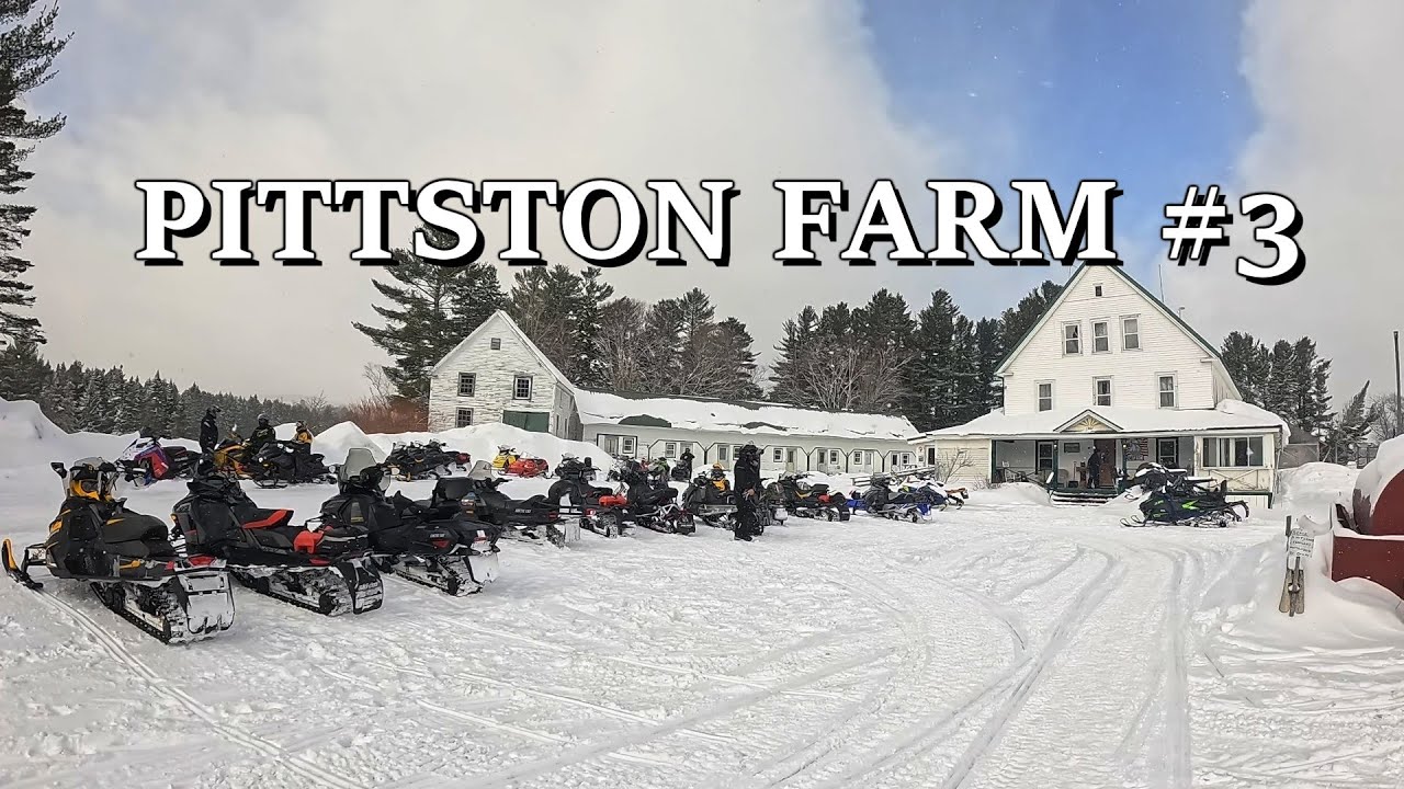 ️🫎🦌#3 Pittston Farm, Historical Place in Maine!! | Snowmobiling ...