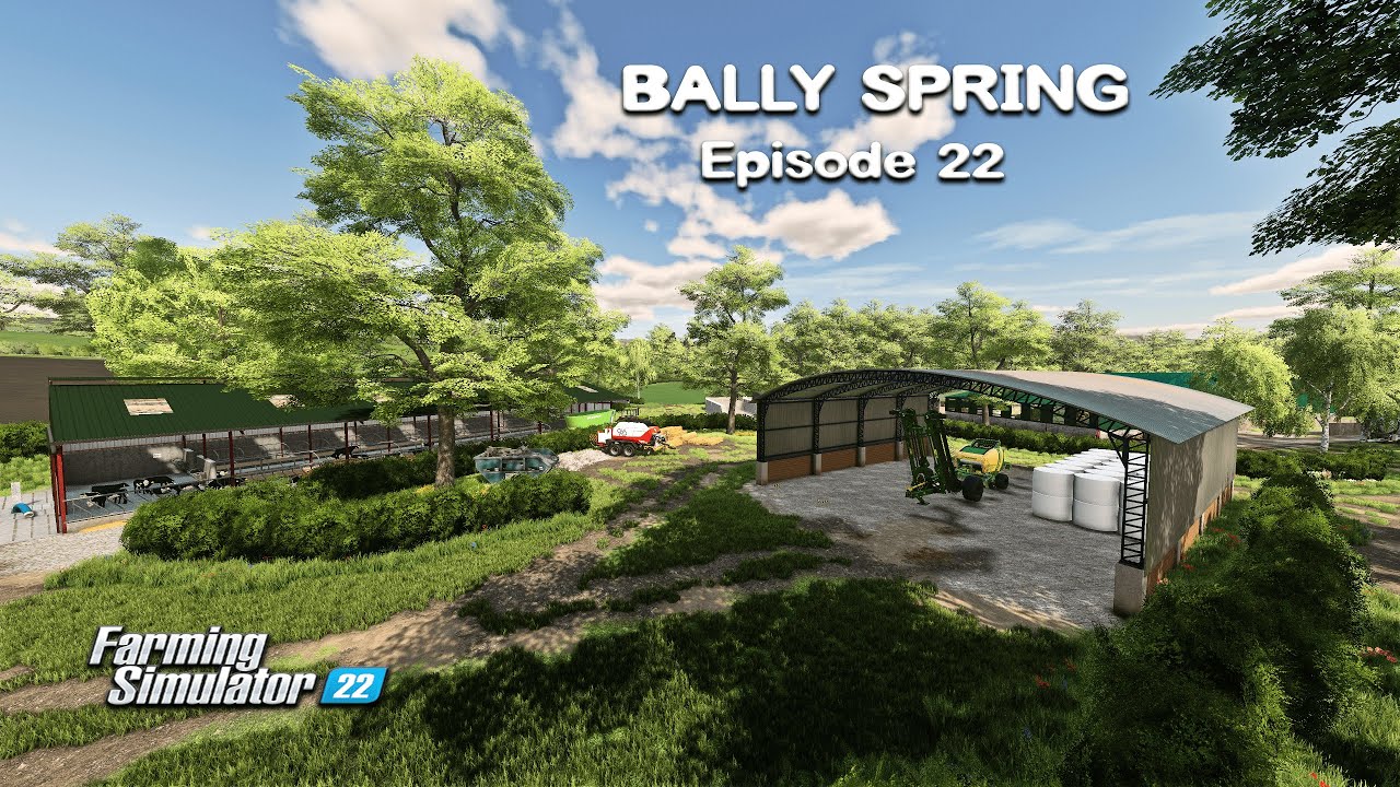 Renovating yard, NEW SHED, Planting CORN, Making ALFALFA SILAGE | Bally ...
