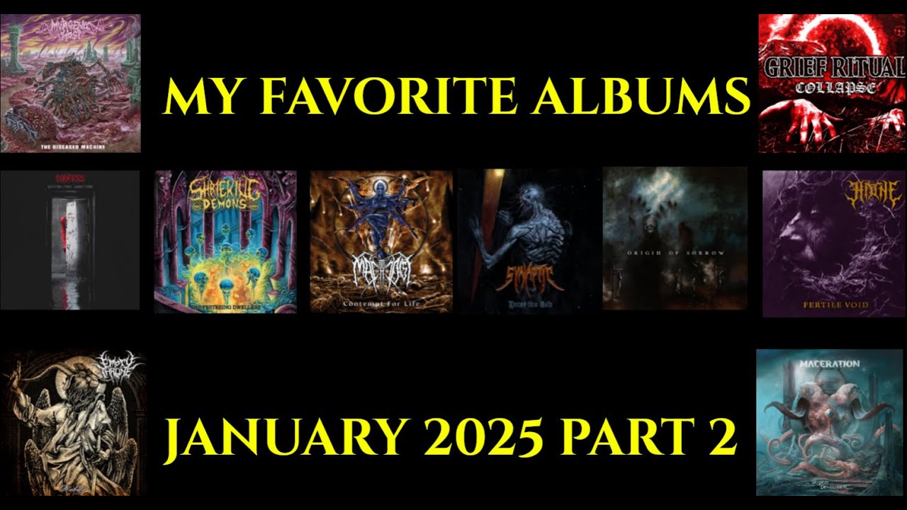 MY FAVORITE ALBUMS OF JANUARY 2025: Part 2 - YouTube