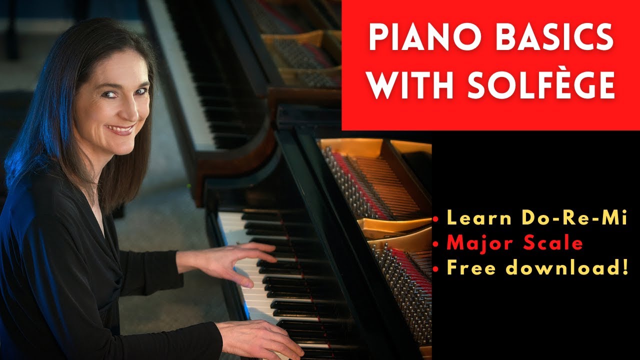 How to Create a G Major Scale on Piano using Solfège (G Major Tutorial ...