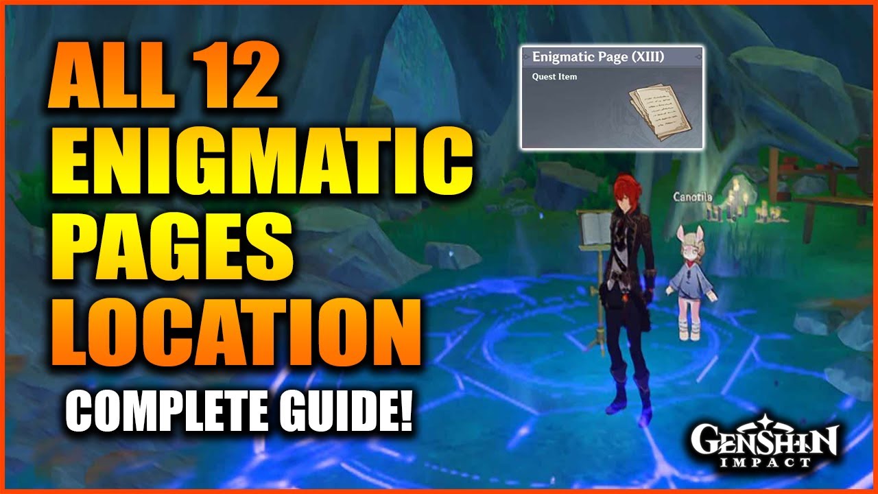 12 Enigmatic Pages Location | Book of Esoteric Revelations | Genshin ...