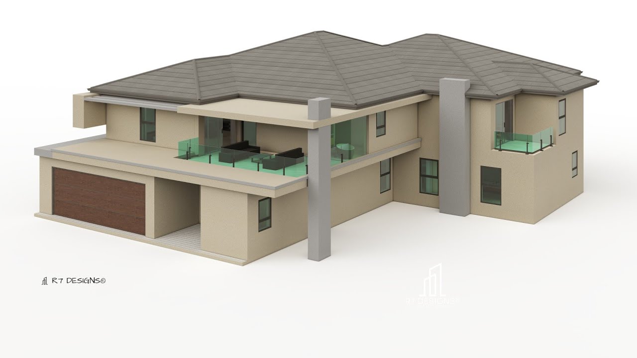 5 Bedroom House Design | Revit - YouTube